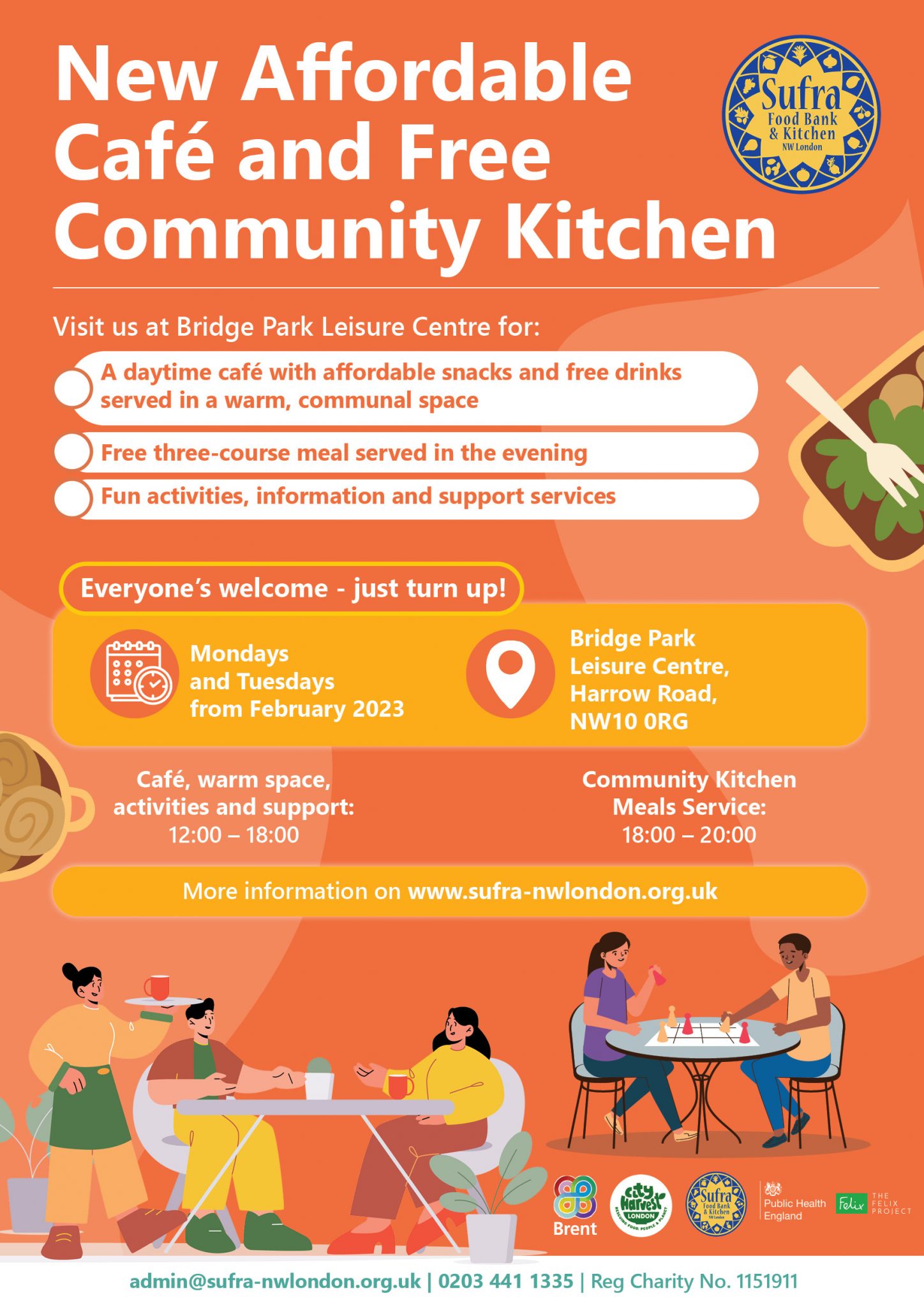 Community Kitchens Every Weekday – Sufra NW London