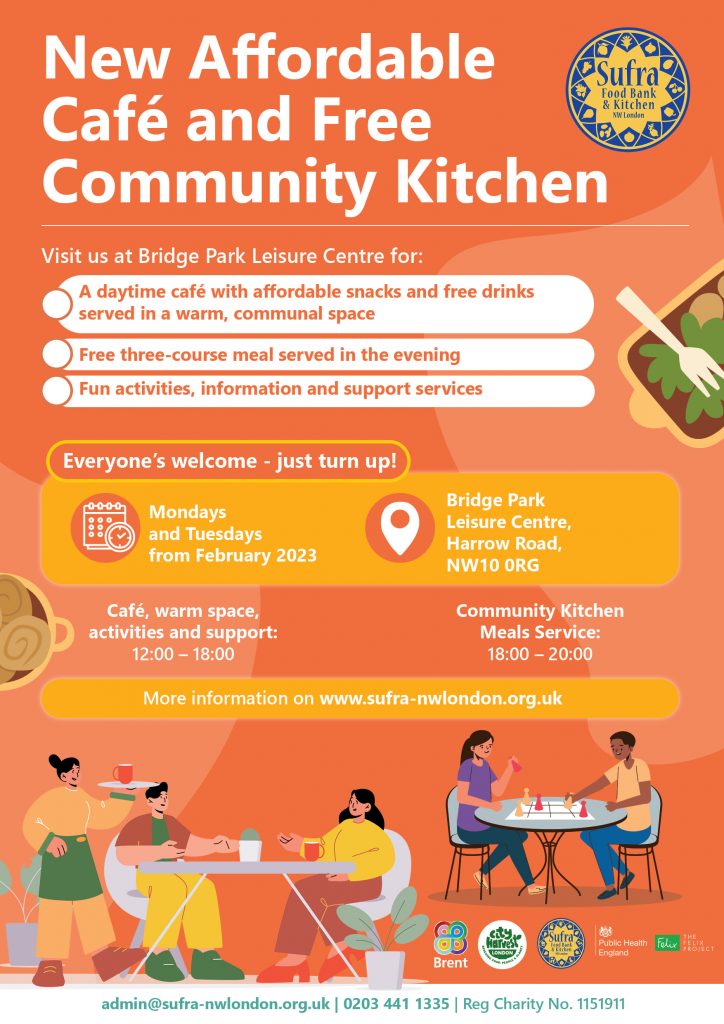 Community Kitchens Every Weekday – Sufra NW London